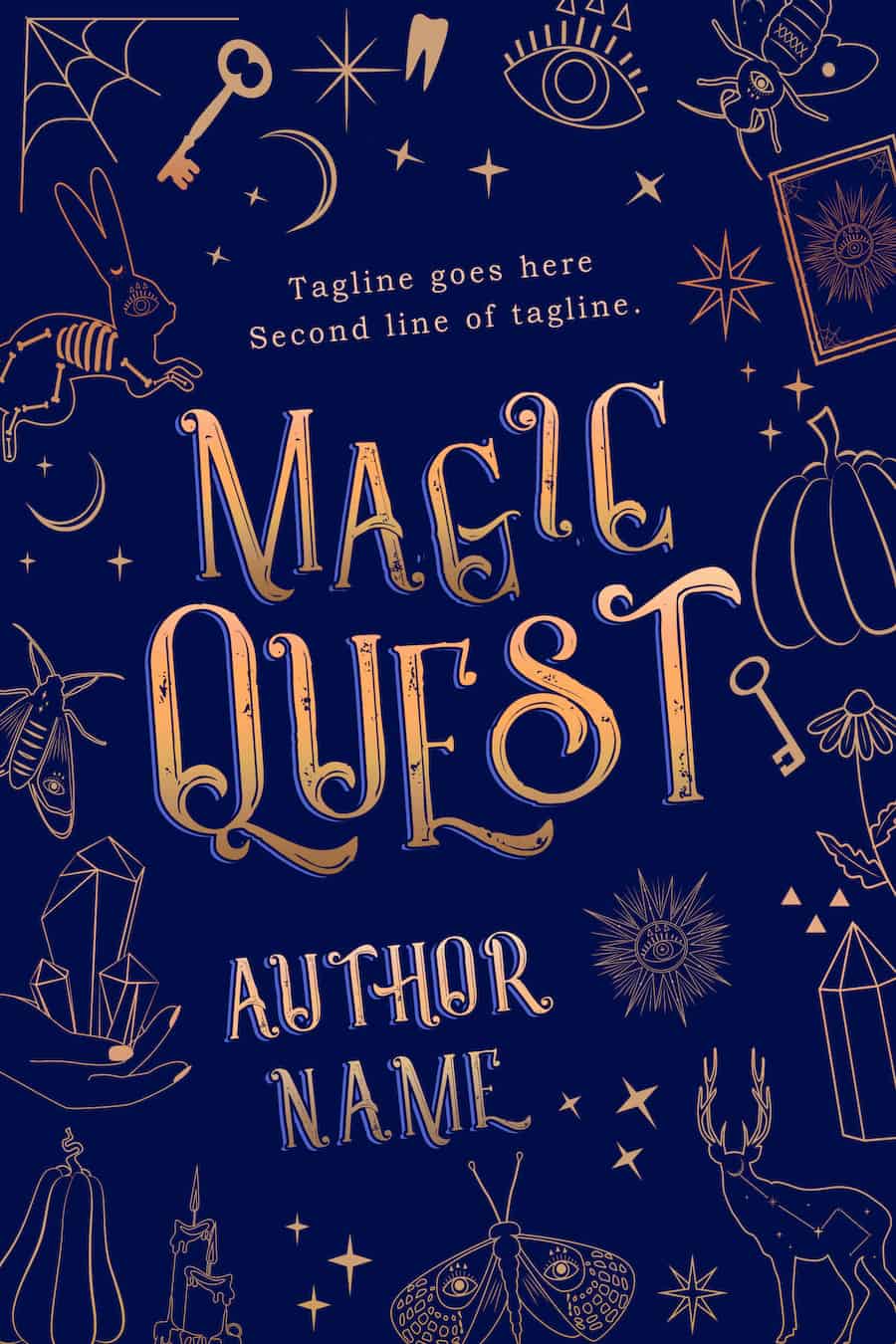 Magic Quest - YA Fantasy, Fairy Tale, Witch Cover - All About Book Covers