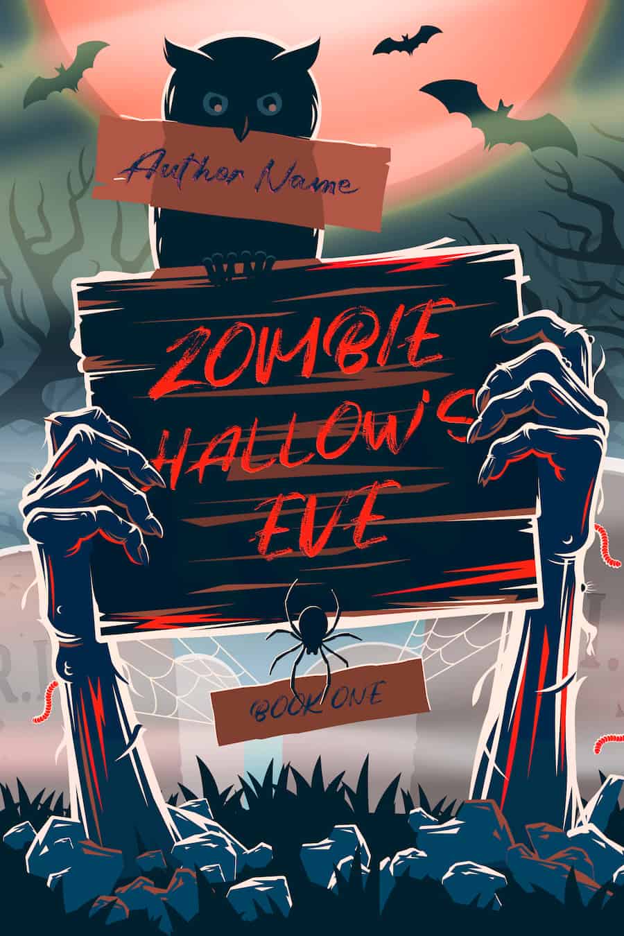 Zombie Hallow's Eve - Horror, Zombie Comedy, Halloween Book Cover